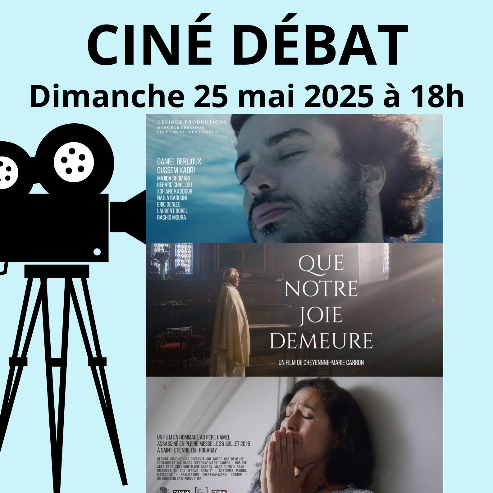 Film hommage au Père Hamel : Cheyenne-Marie Carron présente son film à ...